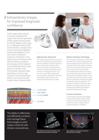 Logiq e9 xd clear brochure | PDF