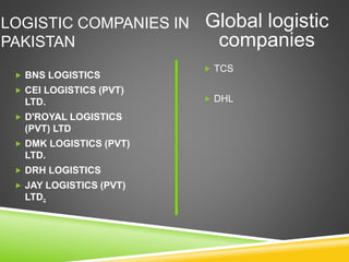 Logistic | PPTX