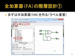 論理回路シミュレータ Logisim の使い方 | PDF | Computing | Technology & Computing