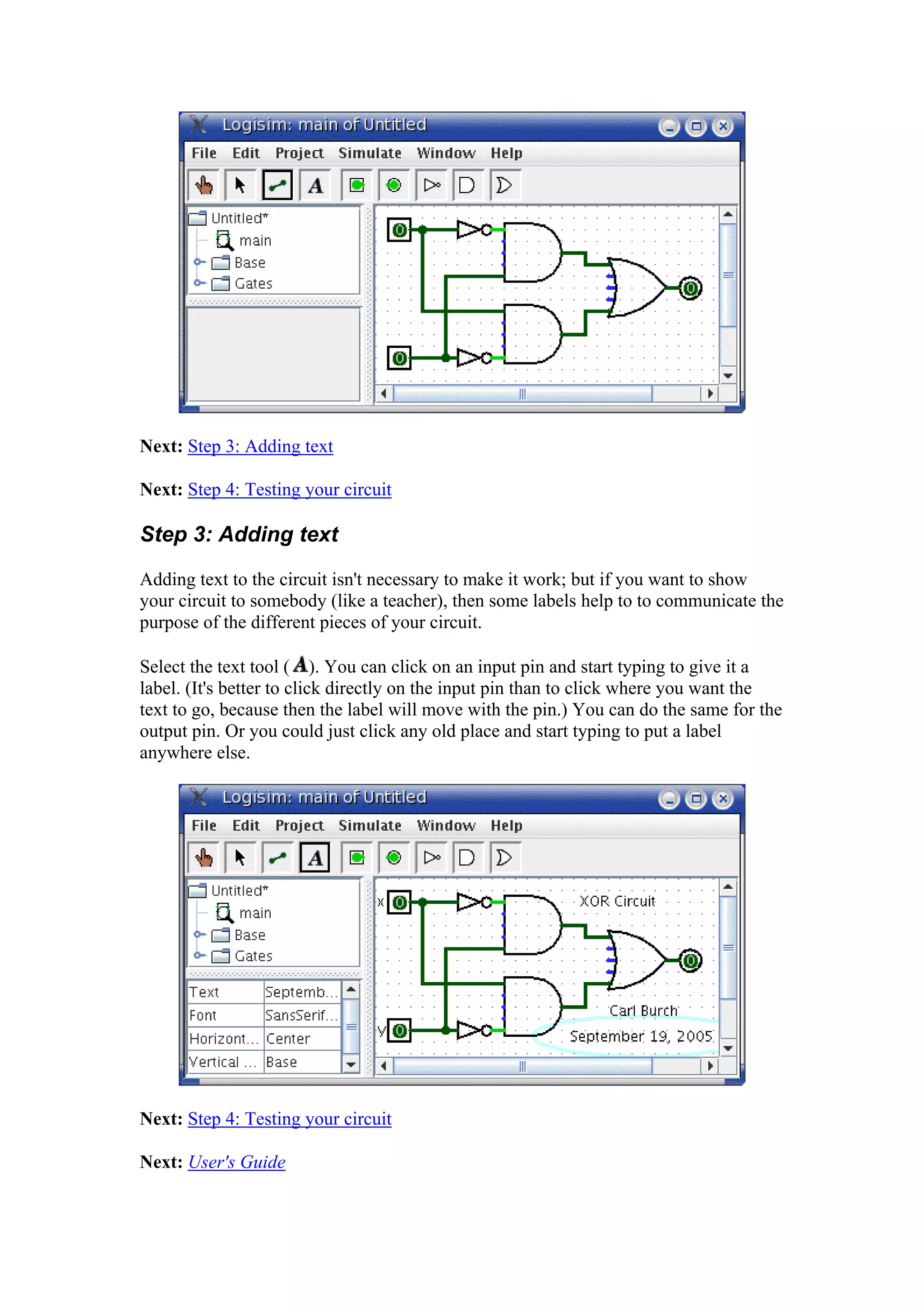 Logisim tutorial | PDF