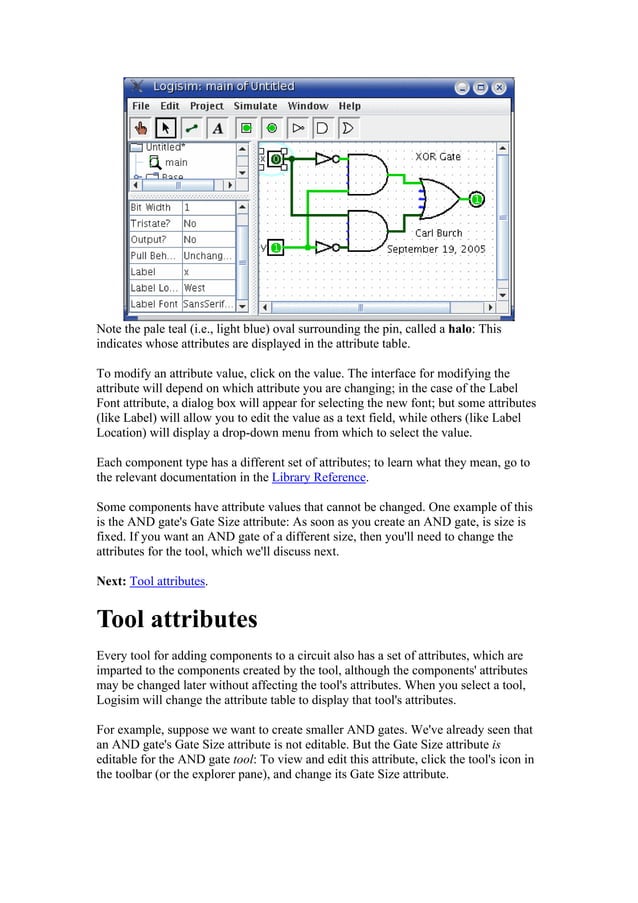 Logisim tutorial | PDF