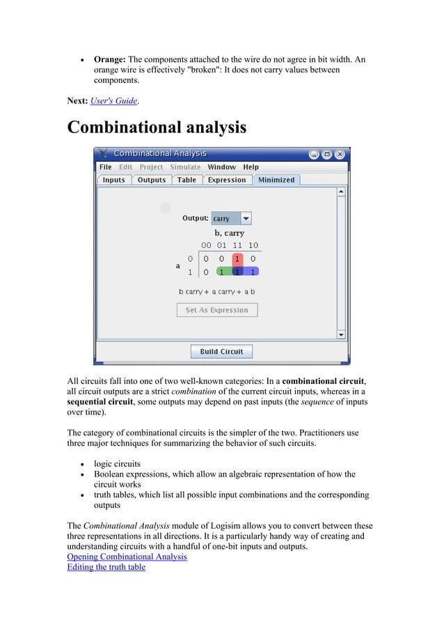 Logisim tutorial | PDF