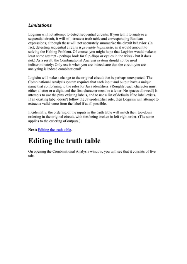 Logisim tutorial | PDF