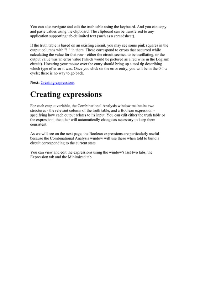 Logisim tutorial | PDF