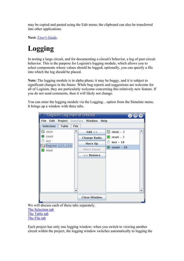 Logisim tutorial | PDF