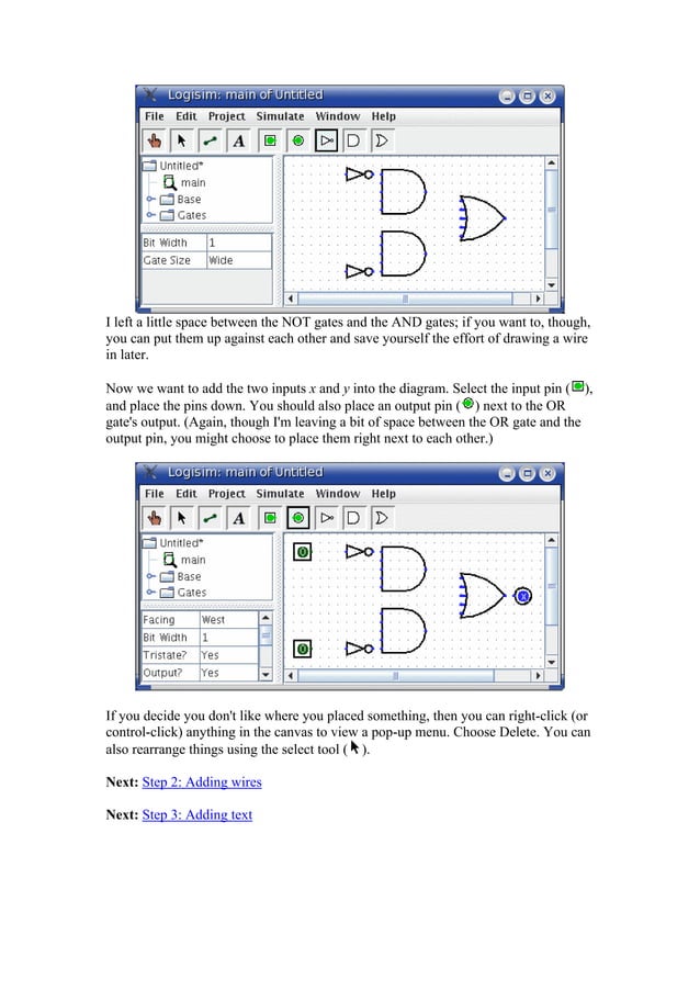 Logisim tutorial | PDF