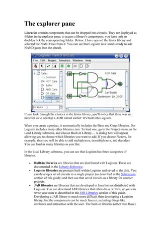 Logisim tutorial | PDF
