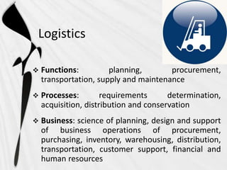 Logistic | PPTX