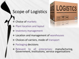 Logistic | PPTX