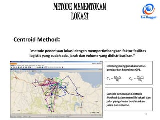 Location, Logistic and Distribution | PPTX