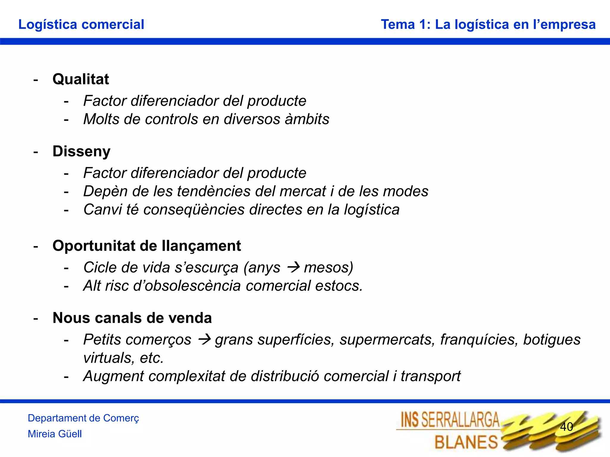 Logistica comercial | PPTX