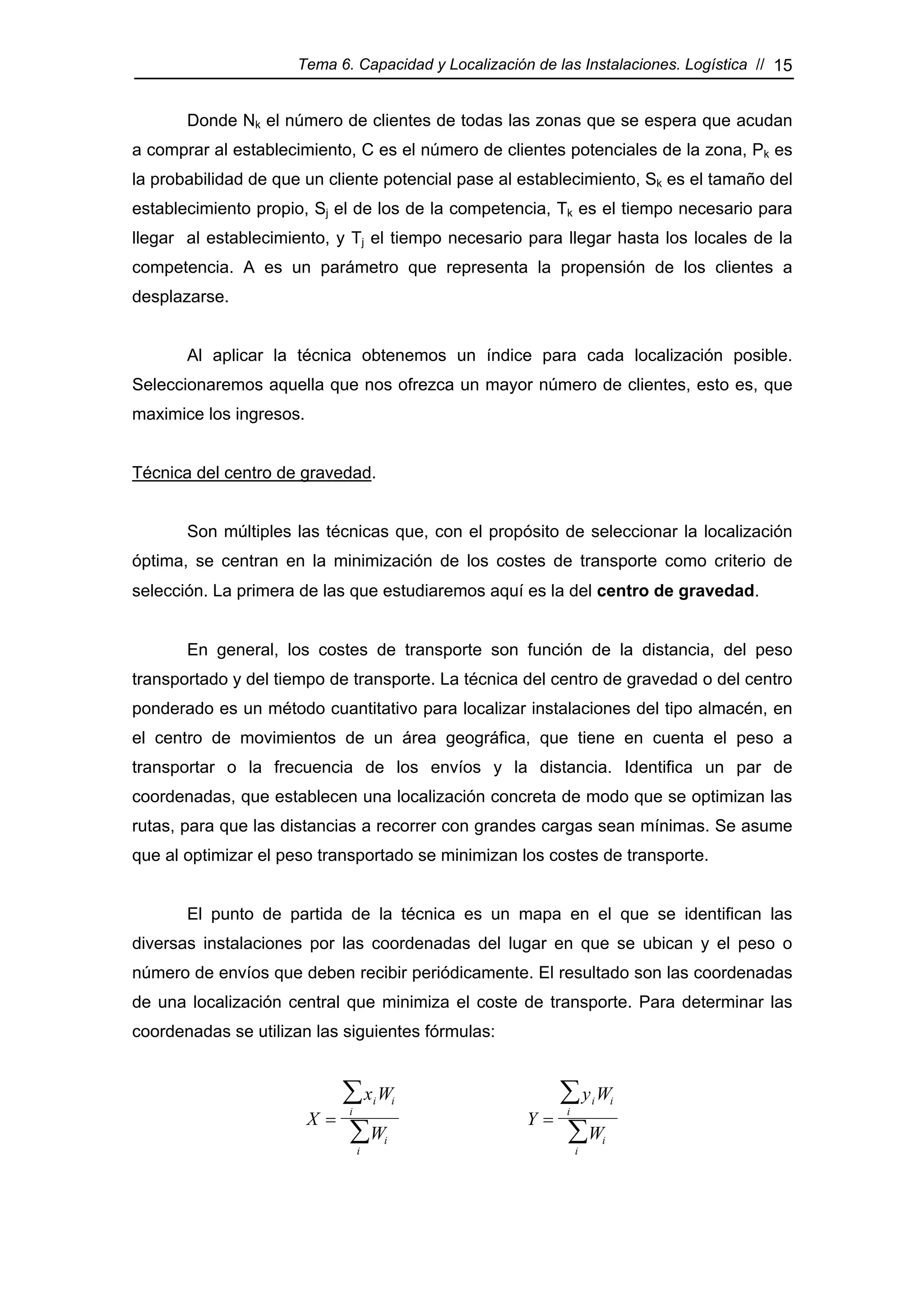 Logística Capacidad y Localización de Instalaciones | PDF