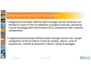 Logistica che guarda avanti 2019 payaro | PPT