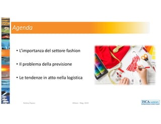 Logistica che guarda avanti 2019 payaro | PPT
