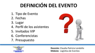 Logistica de eventos | PDF