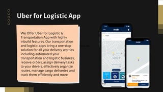 Logistic & Transportation App Development Company | PPT