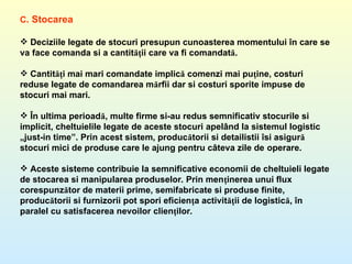 Logistica si distributia marfurilor | PPT