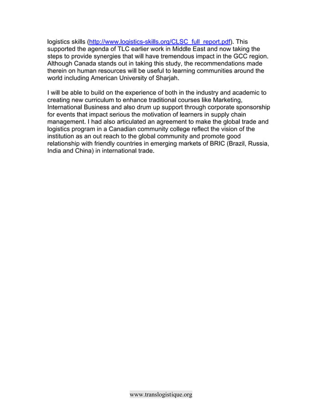 Logistician Without Borders | PDF