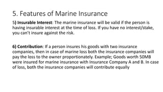 Logistic insurance ch 5 marine intro | PPTX