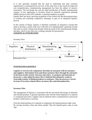 Logistic management | DOC
