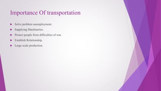 Transportation | PPTX