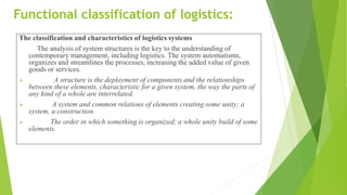 Logistic management PPT | PPT