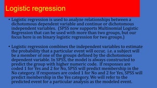 Logistic regression | PPTX