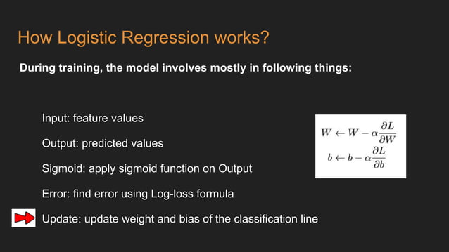 Logistic regression : Use Case | Background | Advantages | Disadvantages