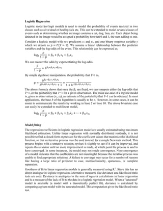 Logistic regression | PDF