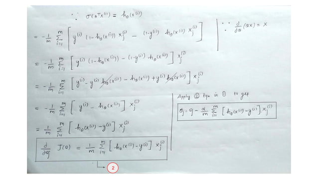 Gradient Descent For Logistic Regression Ppt