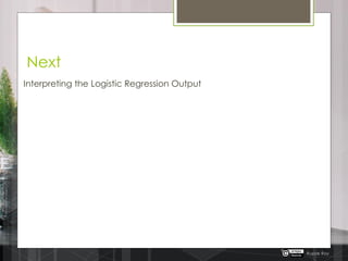 Logistic regression | PDF