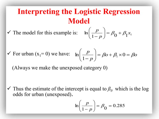 Logistic Regression.ppt | Science