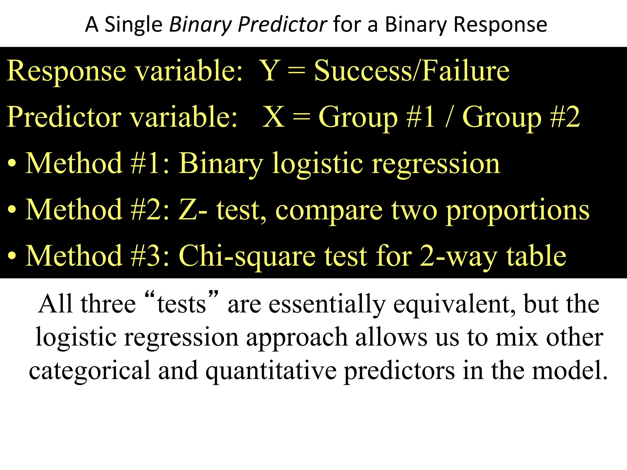 unconditional binary logisticregression.ppt