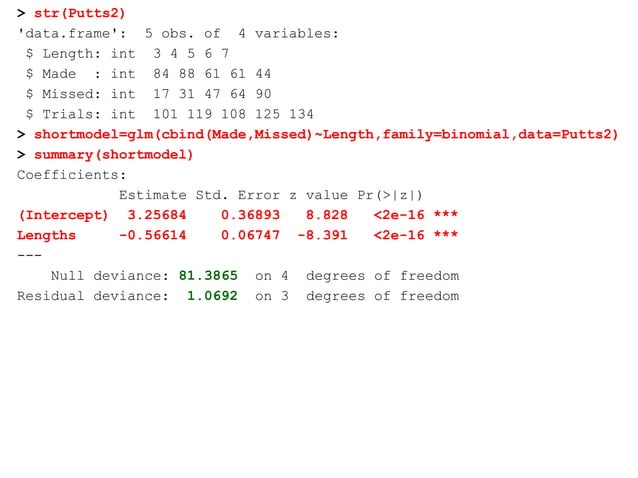 logistic regression ...