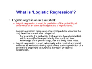 Logistic Regression: Predicting The Chances Of Coronary Heart Disease ...