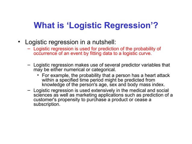 Logistic Regression: Predicting The Chances Of Coronary Heart Disease ...