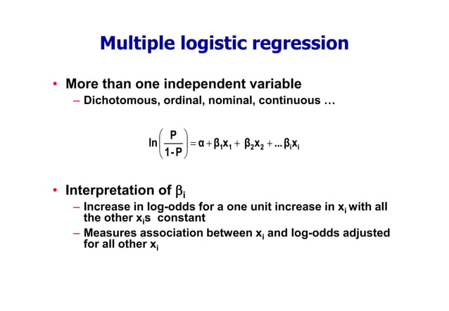 Logistic regression1 | PPT