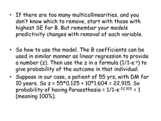 Logistic regression analysis | PPTX