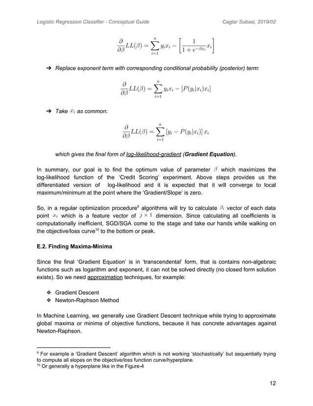 Logistic Regression Classifier - Conceptual Guide | PDF