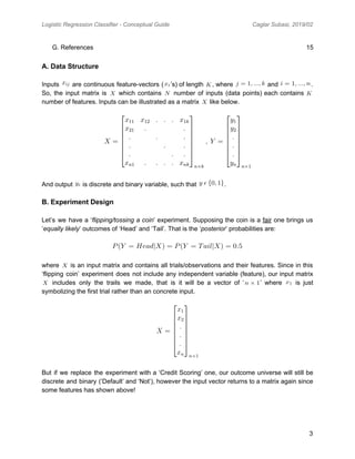Logistic Regression Classifier - Conceptual Guide | PDF