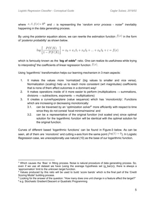 Logistic Regression Classifier - Conceptual Guide | PDF