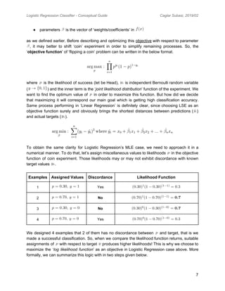 Logistic Regression Classifier - Conceptual Guide | PDF