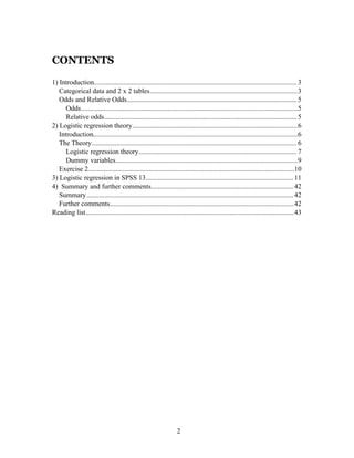 Logistic regression teaching | PDF