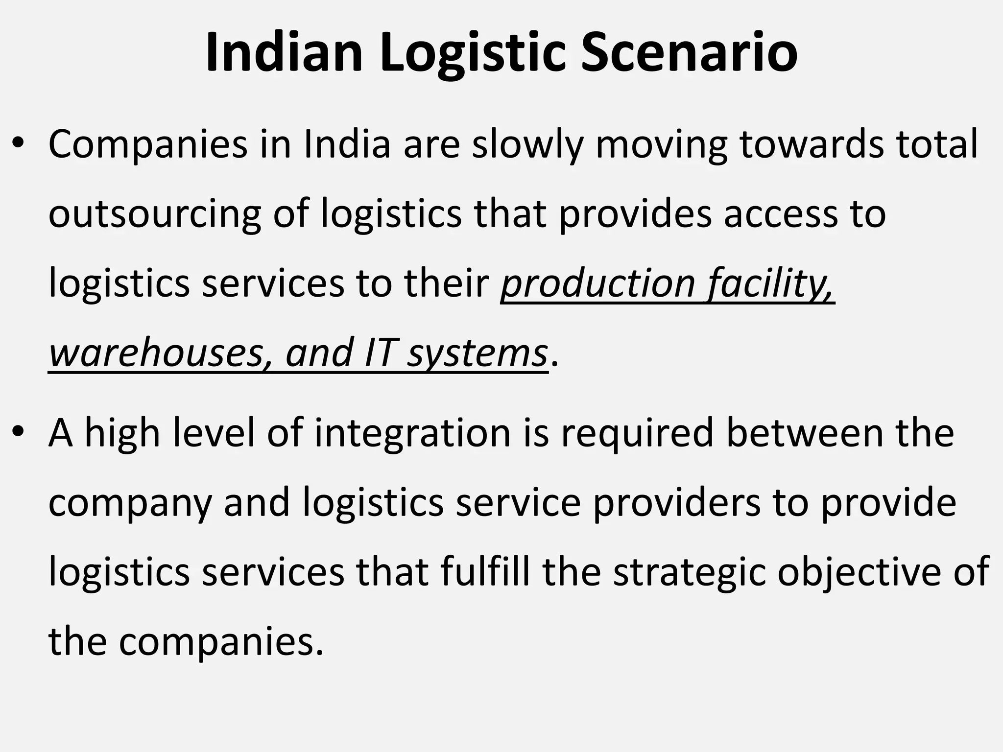 Logistics and Supply Chain | PPTX