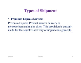 Logistics Service Comparison | PPT