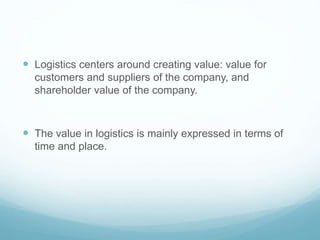 Importance of Logistics and Supply chain strategy .pptx
