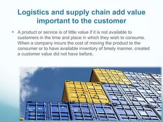 Importance of Logistics and Supply chain strategy .pptx