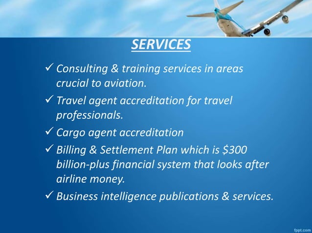 IATA | PPTX | Air Travel | Travel Type