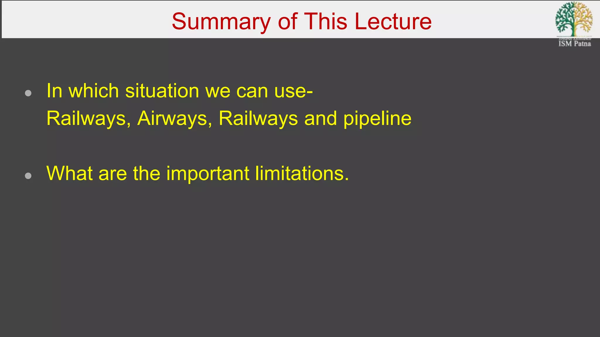 Logistics lecture-5 transportation-2 | PPTX