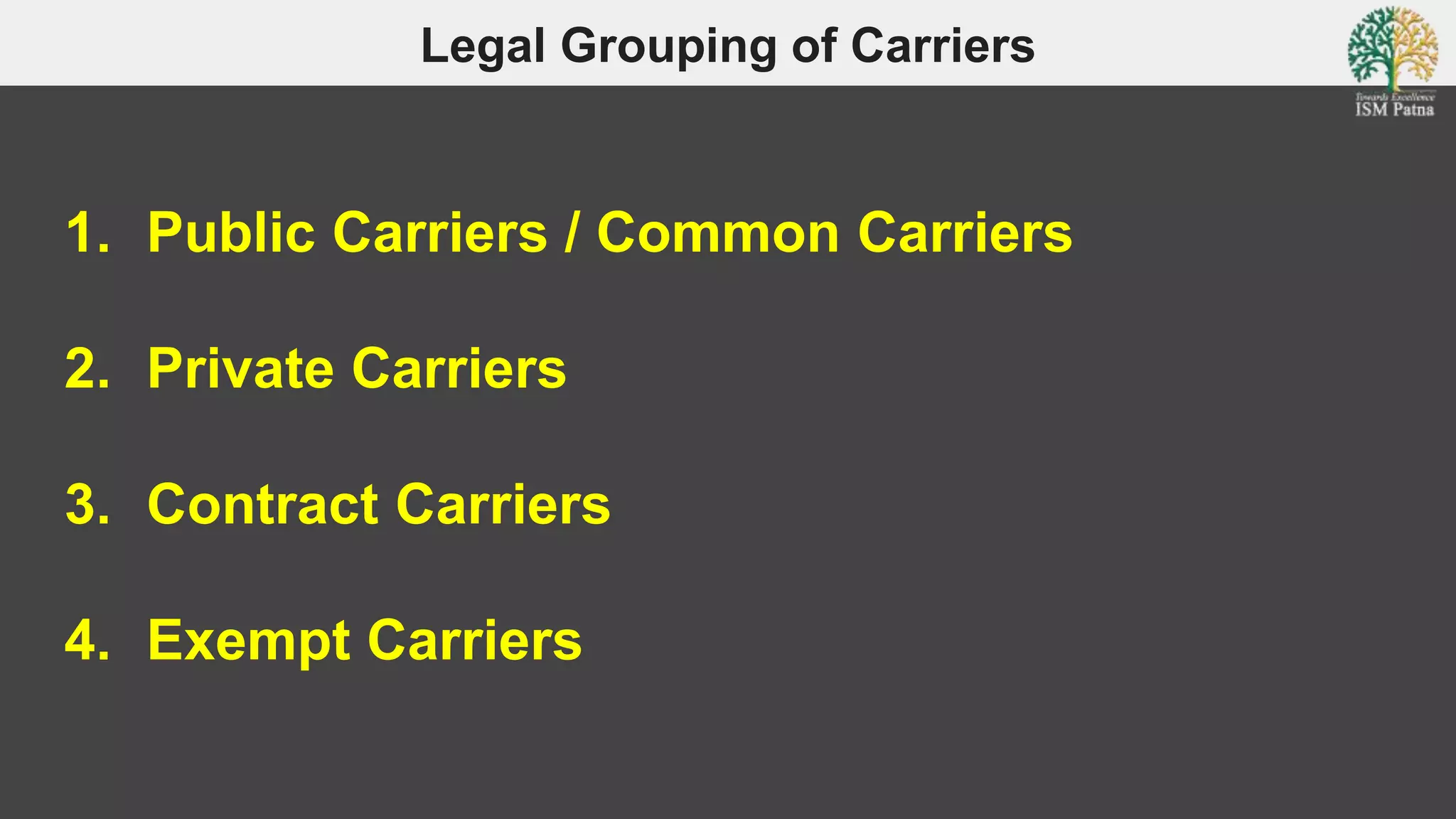 Logistics lecture-6 transportation-3 | PPTX